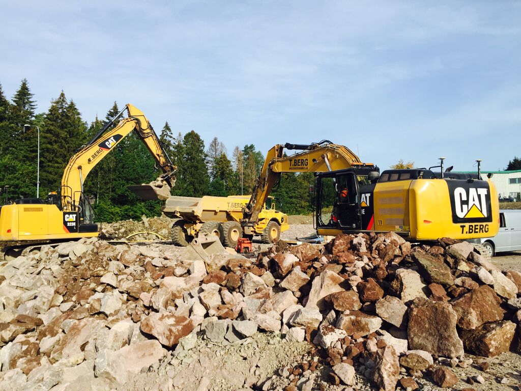 T. Berg Anleggsteknikk AS - anleggsarbeid på Holmestrand, Drammen ...